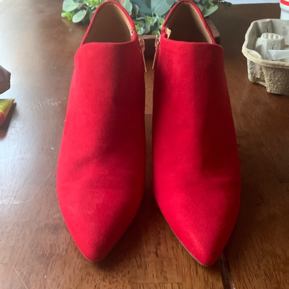Jessica Simpson | Shoes | Jessica Simpson Red Stiletto Booties | Poshmark